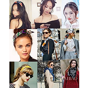 K-Elewon 35" Large Women's Satin Square Silk Feeling Hair Scarf Wrap Headscarf (949)