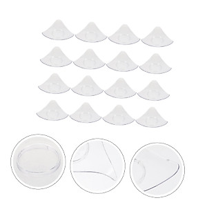Hemoton 96 Pcs Triangle Dishes Appetizer Cups Appetizer Plates Disposable Ice Cream Serving Plates Appetizer Forks Serving Spoons for Parties Clear Plates for Party Plastic Jam Jar Dessert