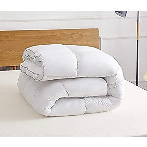 COMFORT BOOST™ Extra Thick, Cooling Mattress Topper — Pillowtop, Down Alternative Mattress Pad with Deep Pockets (8-21" Depth) Fits All Mattress Sizes, Helps Ease Back Pain & Protects — Cali King