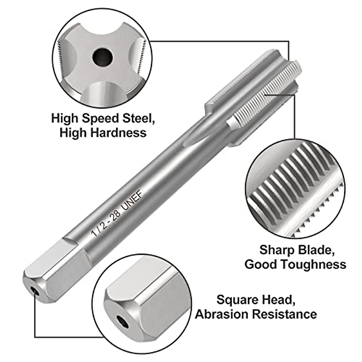 S-Union New 1/2"-28 Tap and Die Set(1/2" x 28) 22LR 223 5.56 9mm
