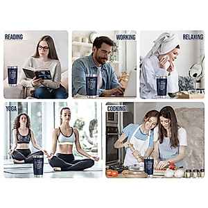 OASSIE Appreciation Gifts for Men - Be Proud 20 oz Stainless Steel Insulated Coffee Tumbler With Lid - Father's Day Teachers Day Birthday Inspirational Gifts for Teachers Coworkers Friends Dad