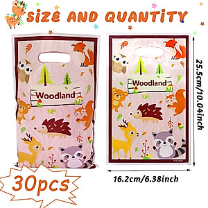 Acehome 30 Pcs Spider Blue Party Gift Bags, Plastic Hero Goodies Bags with Handle Treat Candy Snack Bags Party Favor Fillers Supplies for Birthday Christmas Halloween Decorations