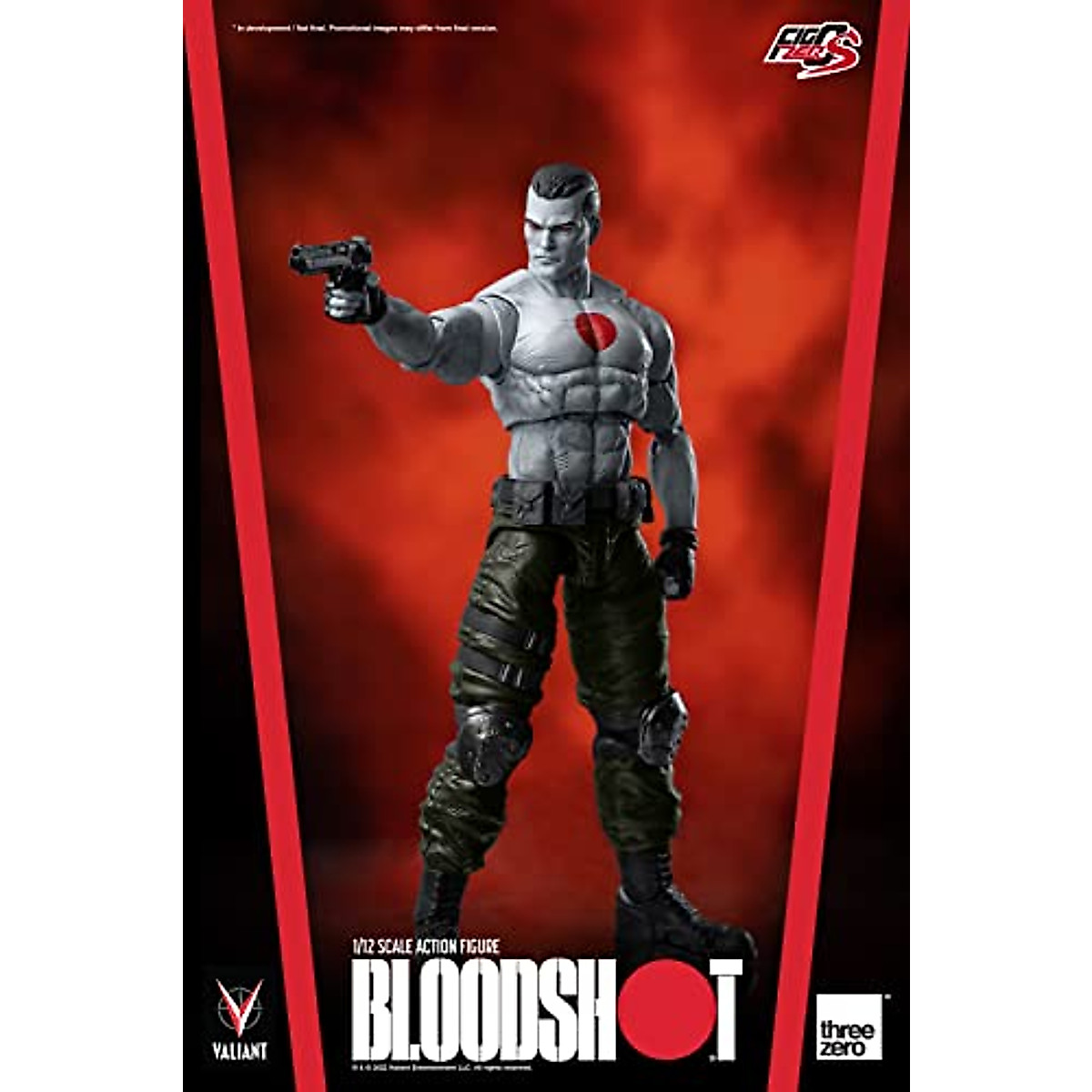 THREEZERO Valiant Bloodshot FigZero S 1:12 Scale Action Figure