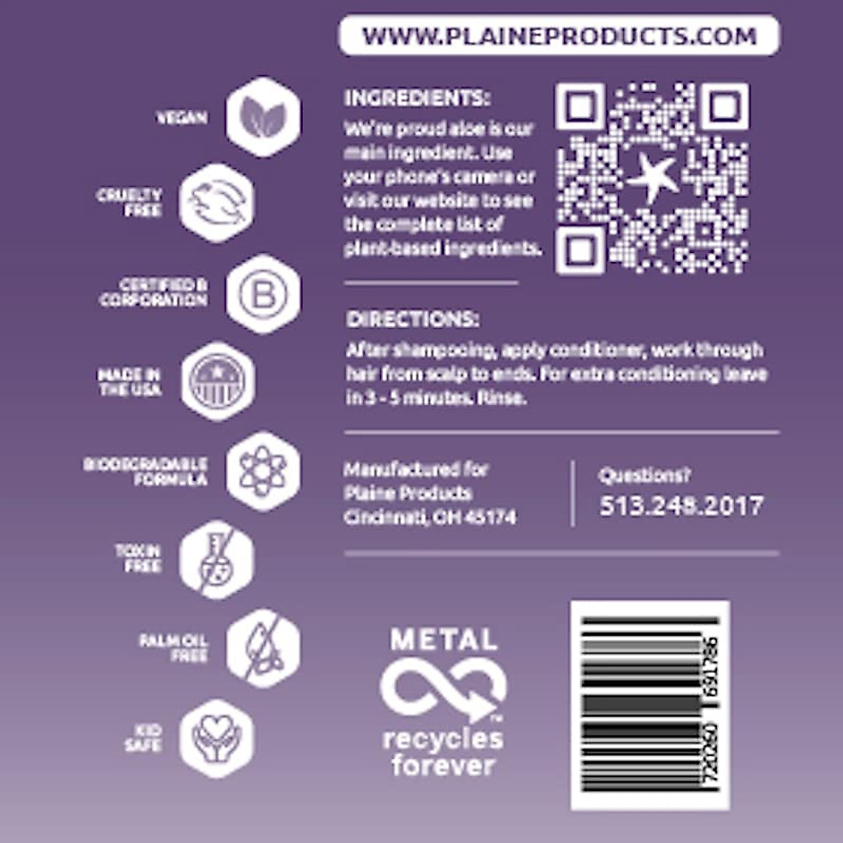 Eco-Friendly Conditioner - Citrus Lavender - Sulfate Free, 16 oz (Refill Bottle)