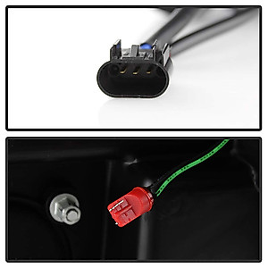 ACANII - For Black 2008 2009 2010 Ford F250 F350 Superduty Pickup LED Tube Projector Headlights Headlamps Set Left+Right