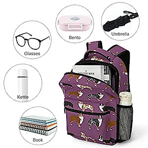 Australian Shepherd Dogs Travel Backpack Casual Sports Bag Oxford cloth suitable For Study Shopping traveling camping
