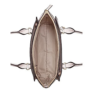 NINE WEST Paisley Jet Set Satchel, Floral Logo