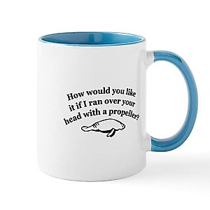 CafePress Manatee Mug Ceramic Coffee Mug, Tea Cup 11 oz