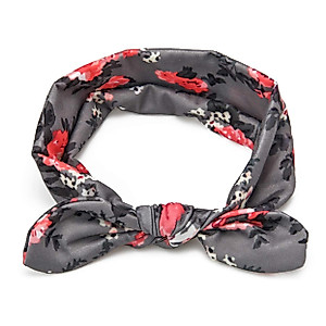 Infant Floral Swaddle Wrap with Headbands Hats Value Set Newborn Receiving Blanket Photography Props 35X35inch