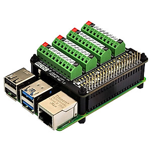 HCDC RPi GPIO Status LED & Terminal Block Breakout Board HAT for Raspberry Pi A+ 3A+ B+ 2B 3B 3B+ 4B