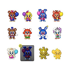 Funko Mystery Mini: Five Nights at Freddy's (FNAF) Security Breach - Bonnie The Rabbit - 12 Pieces PDQ - Collectible Vinyl Figure - Gift Idea - Official Merchandise - for Kids & Adults and Display