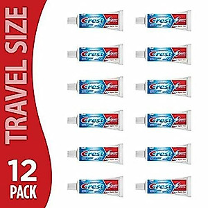 Crest Regular Cavity Protection Toothpaste .85 Ounce (12 Pack) | Deep Clean for Fresh Breath| Strengthens Teeth (B07NBQDGV6)