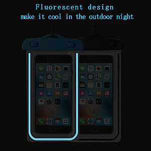 MSERICH Universal Waterproof Case, Waterproof Phone Pouch Compatible for iPhone 13 12 11 Pro Max XS Max,Galaxy S21 S20 S10 S9 Note 10 9 Pixel Up to 7.8", IPX8 Cellphone Dry Bag -5 Pack