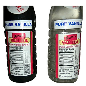 4 X Mixed Danncy Pure Mexican Vanilla Extract From Mexico 12oz Each 4 Plastic Bottle Lot Sealed by Danncy