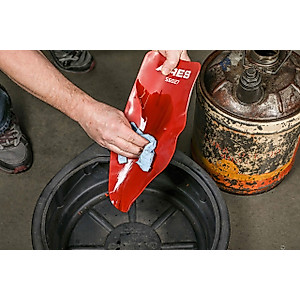 ARES 56027 - Universal Flexible Oil Funnel - Spill-Free Oil Filling - Easy to Use 1-Person Design - Fits Multiple Applications