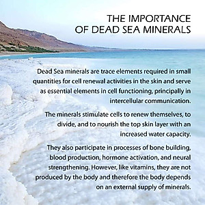 100% Pure Dead Sea Mineral Bath Salt Lavender 6 Pack 2.5 oz Single Use Packets with Magnesium, Sulfur and 21 Essential Minerals. All Skin Types, Problem Skin. Natural, Therapeutic.