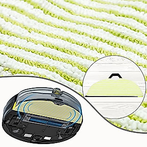 6Pcs Mop Pad for Shark AV2001WD / RV2001WD / RV2000WD AI Robot Vacuum, Microfiber Sonic Mopping Pad Replacement Accessory