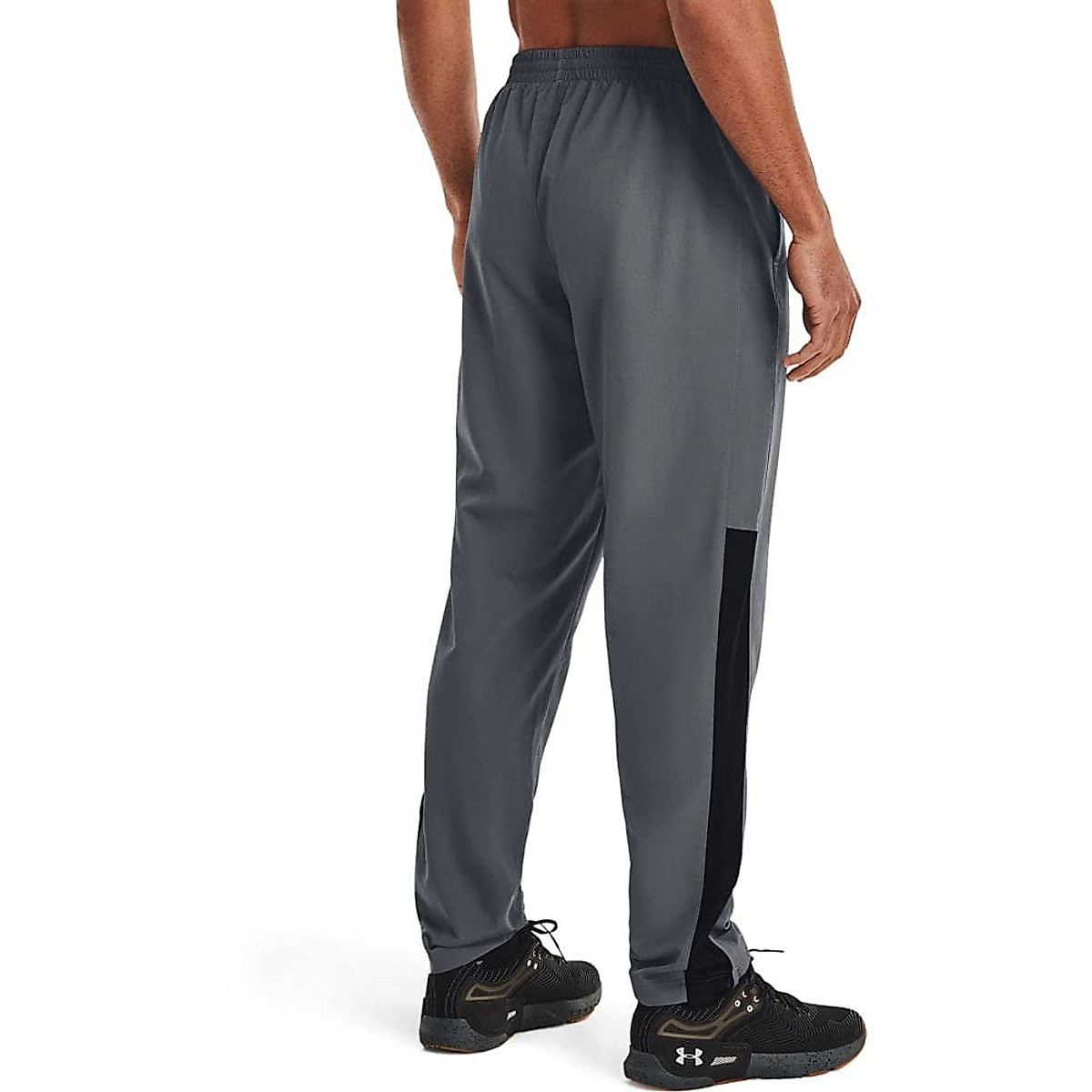 Under Armour Men's Woven Vital Workout Pants , Pitch Gray (012)/Black, X-Large