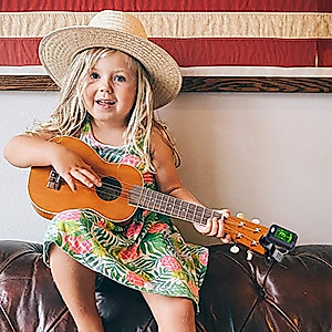 JOYO Clip on Tuner Digital Electronic Tuner for Guitar, Bass, Ukulele, Violin, Mandolin, Banjo Acoustics Calibration Tuner (JT-09)