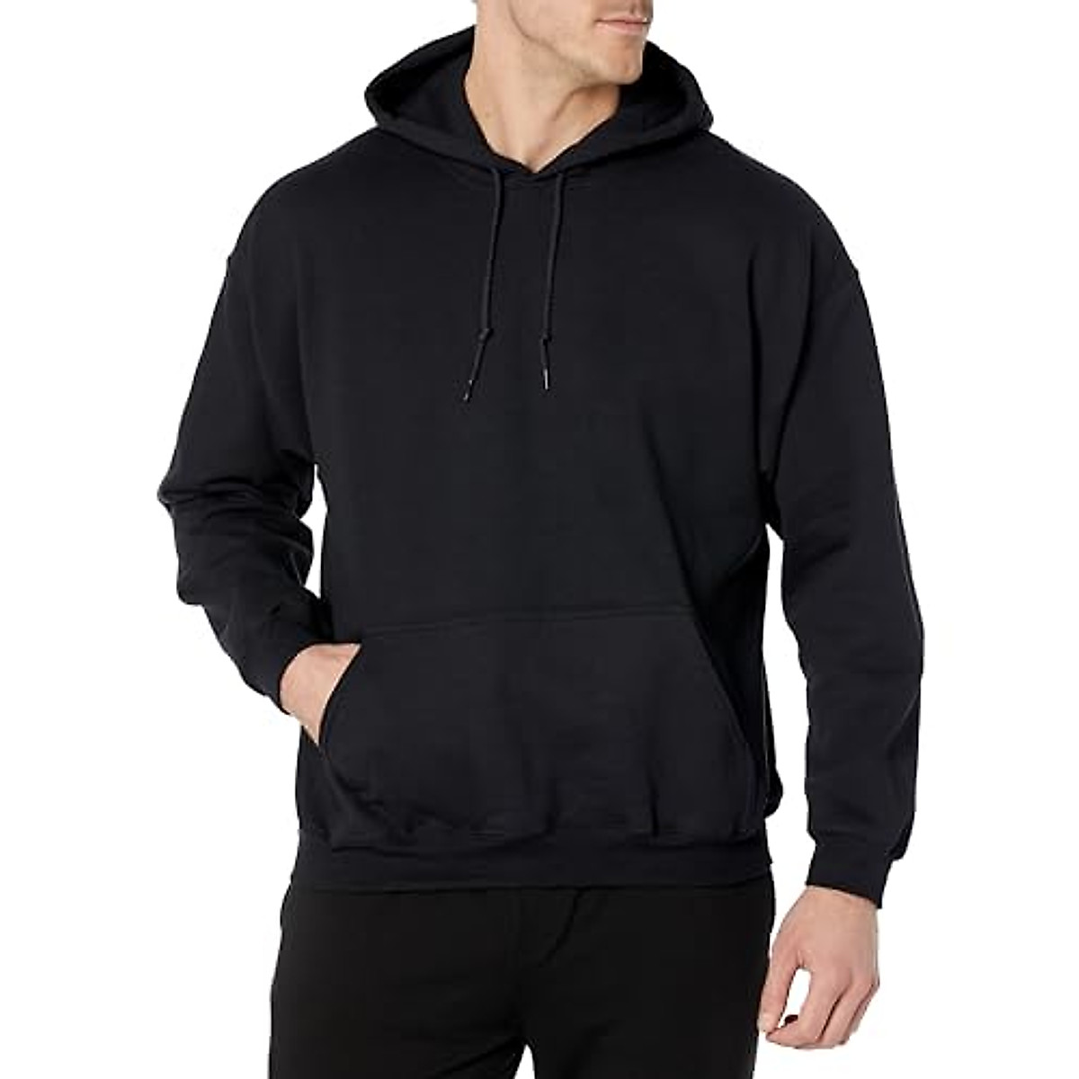 Gildan G185 Heavy Blend Adult Hooded Sweatshirt - Black - 4XL