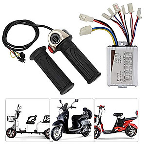 RiToEasysports 24V 500W Brush Controller with LCD Display Electric Quantity Throttle Handle Universal Kit