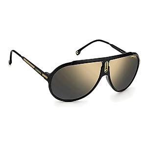 Carrera Unisex Sunglass Style Endurance65/N Pilot, Matte Black/Grey Gold Mirrored, 63mm, 10mm