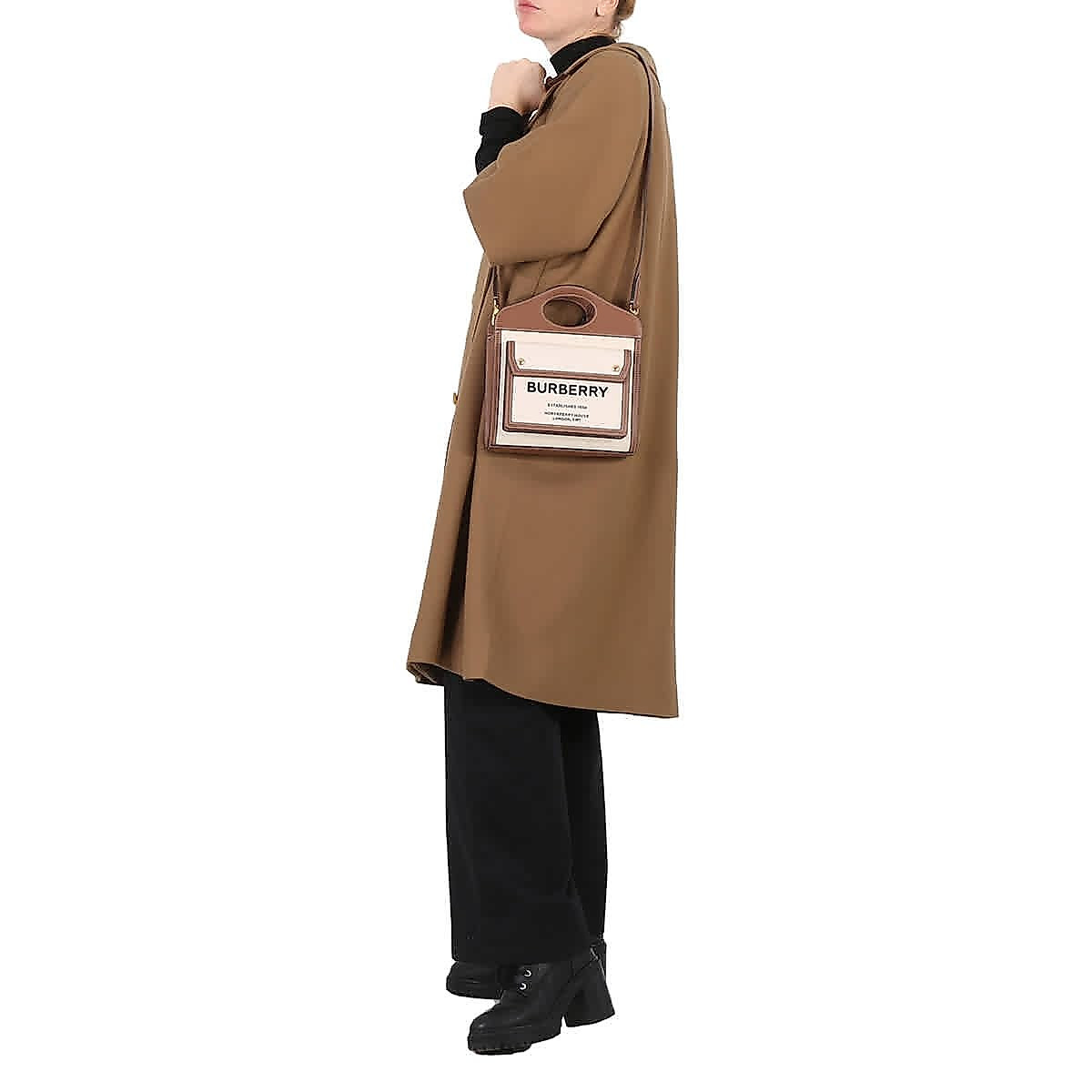 BURBERRY Mini Pocket Tote Bag