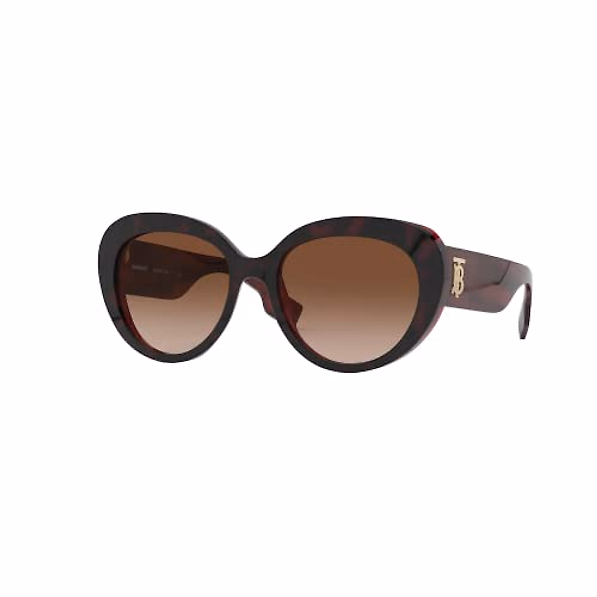 Rose BE4298 390513 54MM Top Havana on Bordeaux/Brown Gradient Cat Eye Sunglasses for Women + BUNDLE With Designer iWear Complimentary Eyewear Kit
