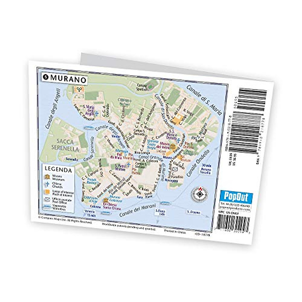 Venice PopOut Map (PopOut Maps)