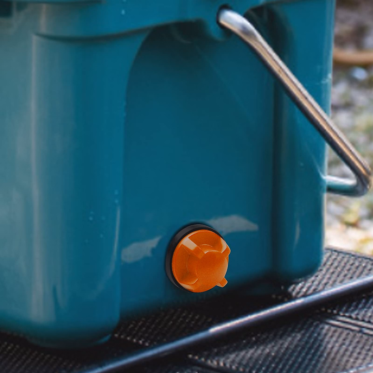 4 Pack For Yeti Cooler Plug Replacement Accessories, Yeti Drain Plug Cooler Drain Plugs Replacement Parts Compatible with Yeti's Line of Roadie, Tundra, and Tank Coolers Fit ORCA Coolers (Orange)