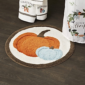 SKL Home Fall Nature's Harvest Rug for Bath/Kitchen, Multi