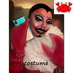 Valentoria Fun Lobster Crab Claws Gloves Hands Weapon Cospaly Toy Halloween Costume Pretend Dress Up Play Game Party Festival Gag Props (Hands)