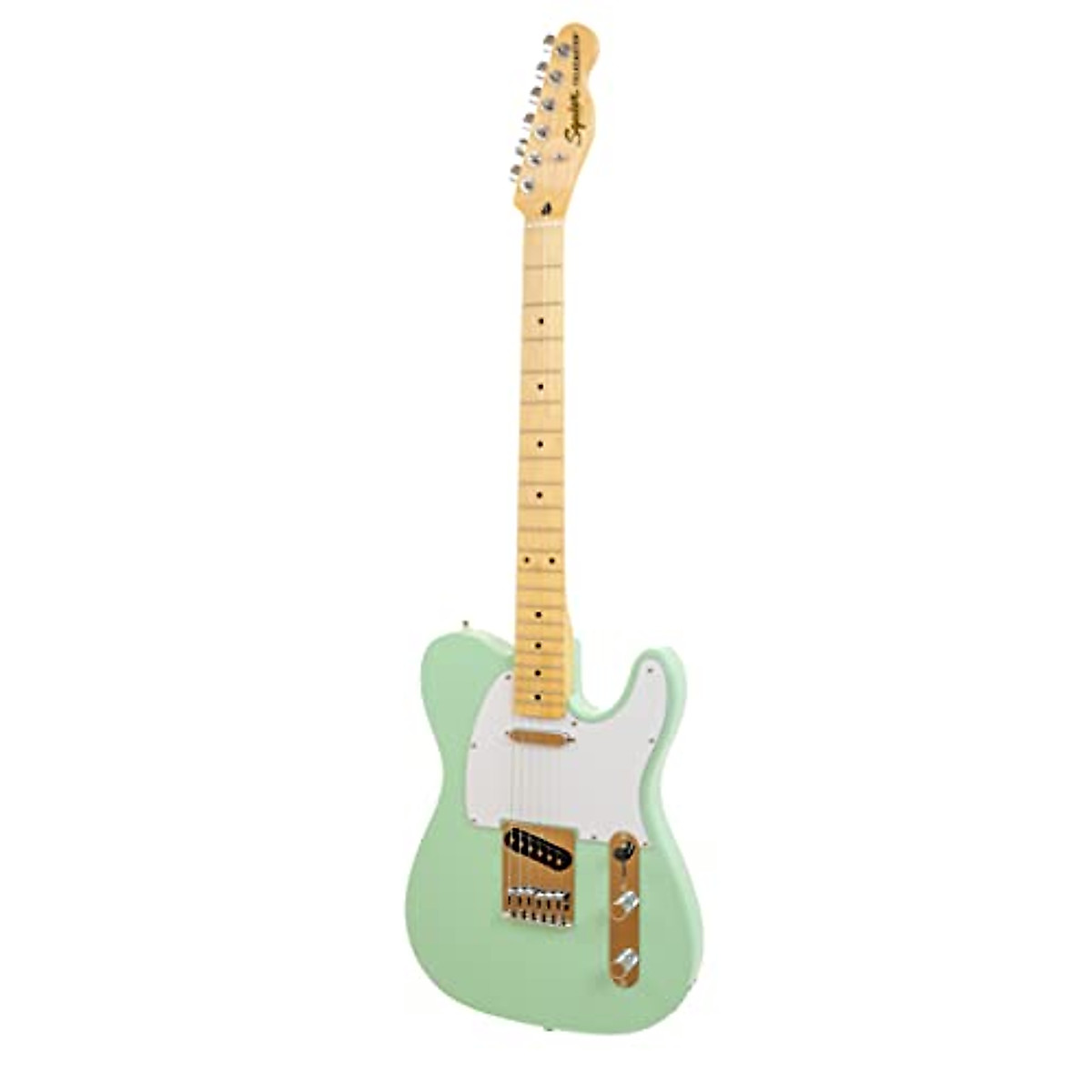 Fender Affinity Series Telecaster - Surf Green Bundle with Frontman 10G Amplifier, Gig Bag, Tuner, Instrument Cable, Strap, Picks, and Austin Bazaar Instructional DVD
