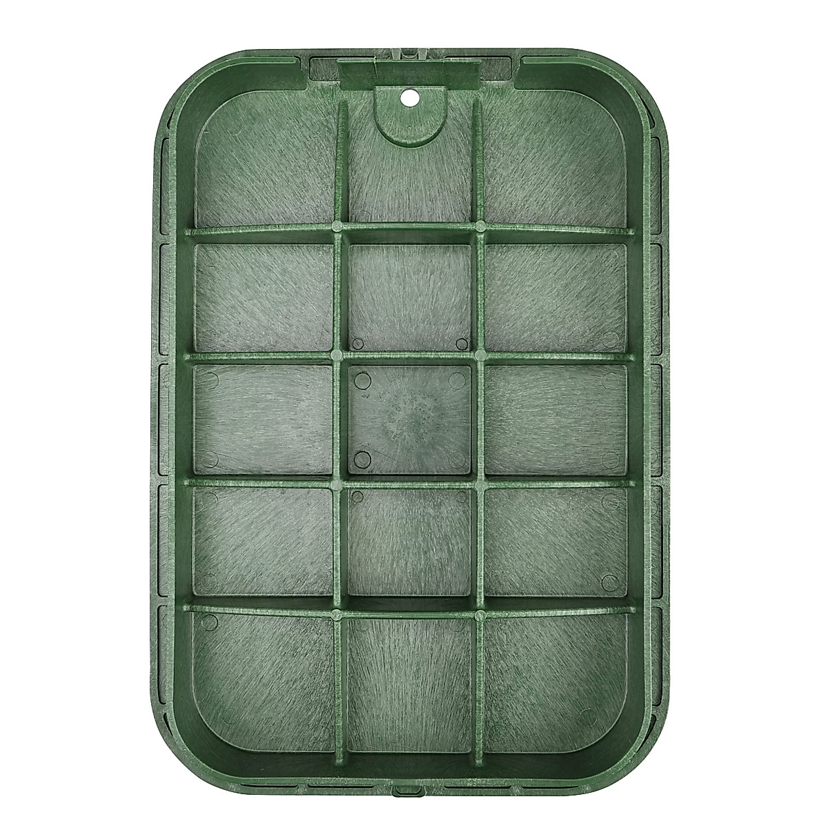 14 in. X 19 in. Rectangular Valve Box Extension and Cover, 6-3/4 in. Height, Irrigation Control Valve Lettering, Black Extension, Overlapping Green Cover, Black/Green