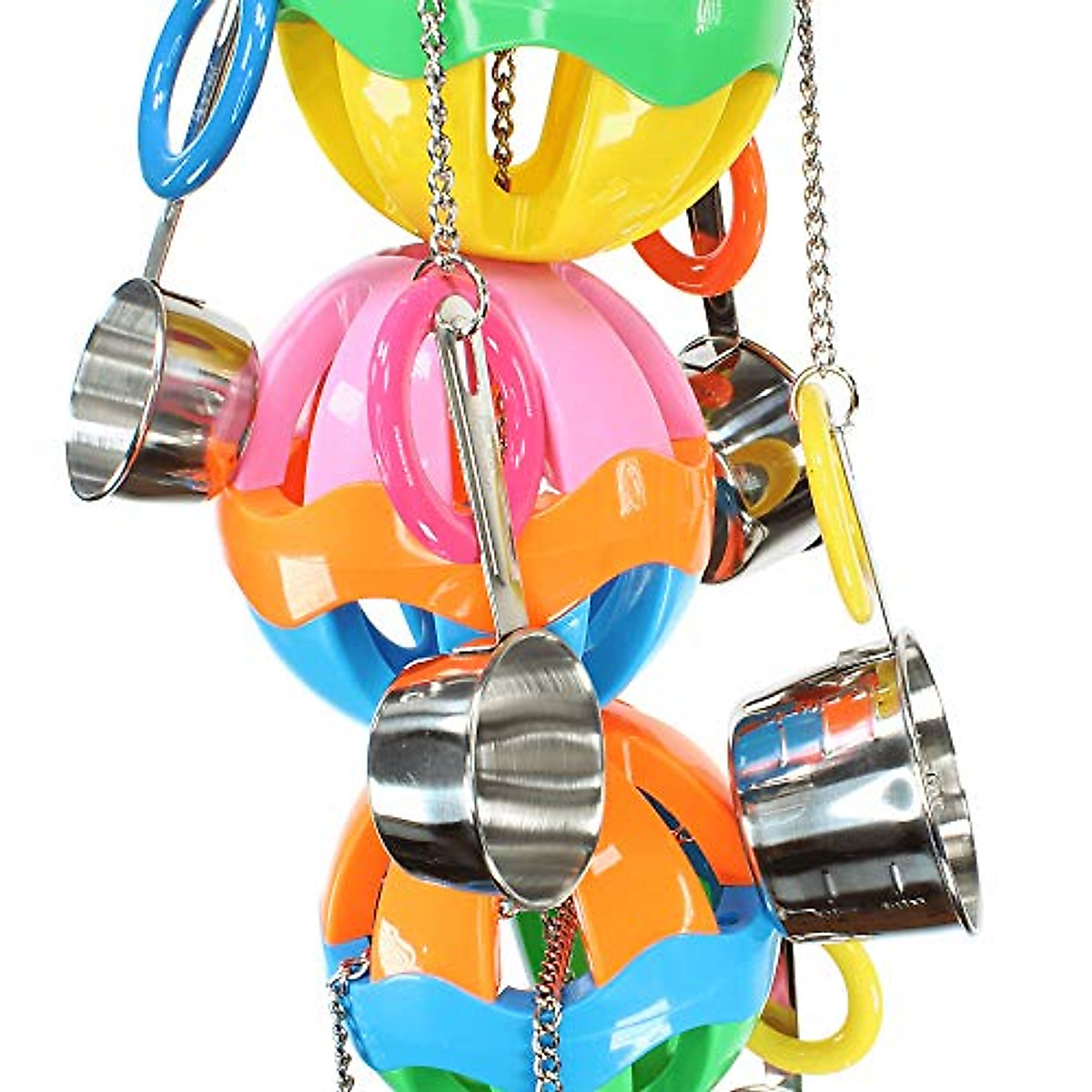 Bonka Bird Toys 1429 Huge Triple Tuff Pot Bird Toy