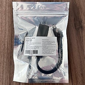 Ubibot POE Splitter for GS1-AETH Device, DC 12V Output, IEEE 802.3af Compliant, for Non-PoE IP Camera, AP, Router Voip Phone