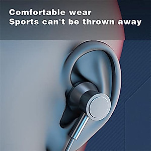 Wireless Bluetooth Halter Neck Headphones RGB Led Breathing Lamp Multi-Function Sports Earbuds in-Ear 5.3 Support Sd-Card, 3D Stereo Sound for Sports Gym