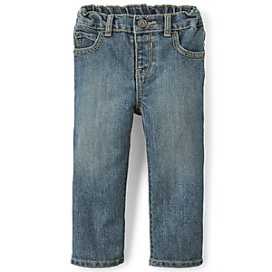The Children's Place boys And Toddler Basic Bootcut Jeans, Tide Pool Single, 5T US