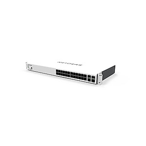 NETGEAR 28-Port Gigabit Ethernet Insight Managed Smart Cloud Switch (GC728X) - with 2 x 1G SFP and 2 x 10G SFP+, Desktop/Rackmount (Renewed)