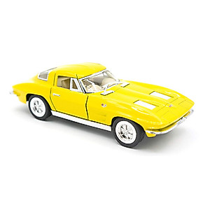 Chevy 1963 Corvette Stingray 1:36 Scale (Yellow)