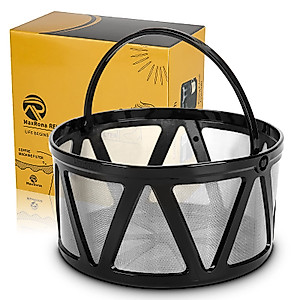 MaxRona Reusable Coffee Filter for Keurig Duo, K-Duo Essentials Coffee Brewers Only, 8-12 CUP-Replacement Permanent Basket Filter For Keurig Duo and K-Duo Essentials Coffee Makers - BPA Free