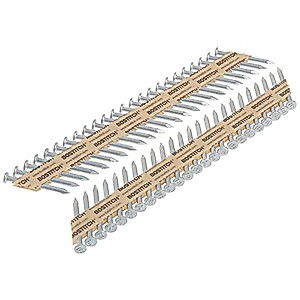 BOSTITCH Framing Nails, Paper Tape Collated, Galvanized Metal Connector, 1-1/2-Inch x .131-Inch, 1000-Pack (PT-MC13115G-1M)