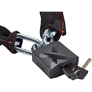 Axa Unisex's Newton Pro Moto Plus 2 Bike Chain Lock, Black, 1000 mm x 9 mm