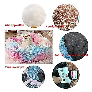 YXXJJ Pet pad Plush Dog Bed Cushion Large Dog Bed House pet Square Cushion Bed pet Kennel Super Soft and Fluffy Comfortable cat and Dog House Soft and Warm, Comfortable to Touch, Easy to Carry