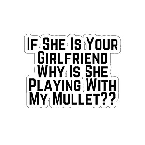 Teegarb Letter Blanket Sticker Decal Hilarious Ridicule Humor Sarcasm Sarcastic Laughter Funny Humorous Humors Stickers for Laptop Car 6" × 6" / Transparent