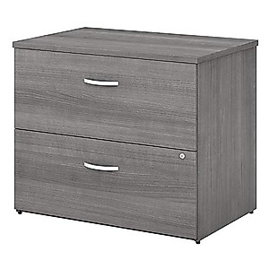 Bush Business Furniture Studio C File Cabinet, Platinum Gray