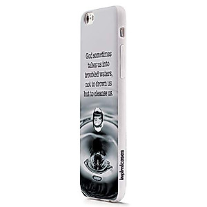 Inspired Cases - 3D Textured Galaxy Note 10 Plus Case - Rubber Bumper Cover - Protective Phone Case for Samsung Galaxy Note 10 Plus - Troubled Waters God Religion Inspirational Quote