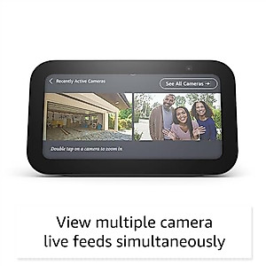 Amazon Echo Show 5 (3rd Gen, 2023 release) | Smart display with 2x the bass and clearer sound | Charcoal