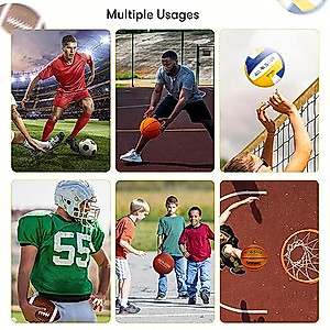 Complete Sports Ball Set - Outdoor Sports Balls in Carry Bag - Sport Balls Kit with Pump for Adults and Kids - Branded Soccer Ball, Basketball, Volleyball, American Football, Dodgeball Playground Ball
