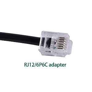 DB9 Serial RS232 to RJ12 6P6C Adapter Cable for APC PDU 940-0144A